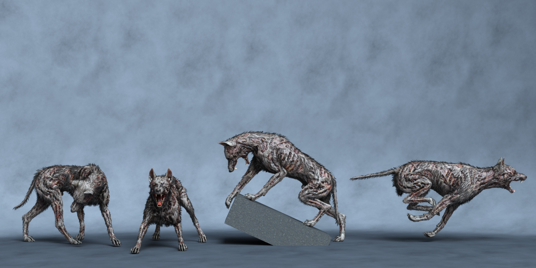 Z Dog Poses for Daz Dog 8 | Daz 3D