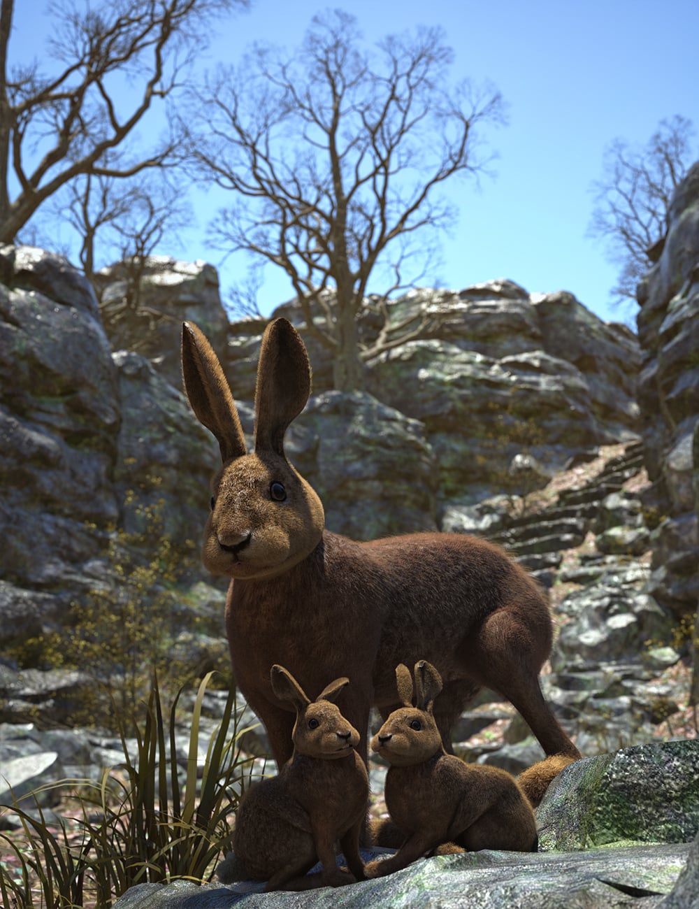 Spring Canyon Texture for Winter Canyon | Daz 3D