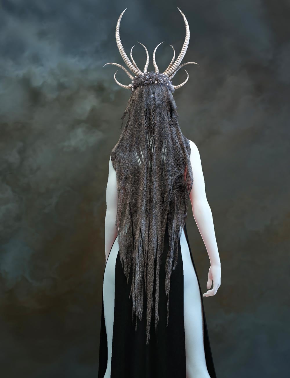 dForce Umbra Headdress for Genesis 8 Female | Daz 3D