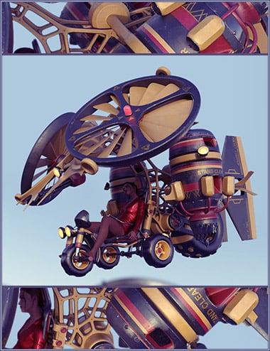Rocket Chopper | Daz 3D