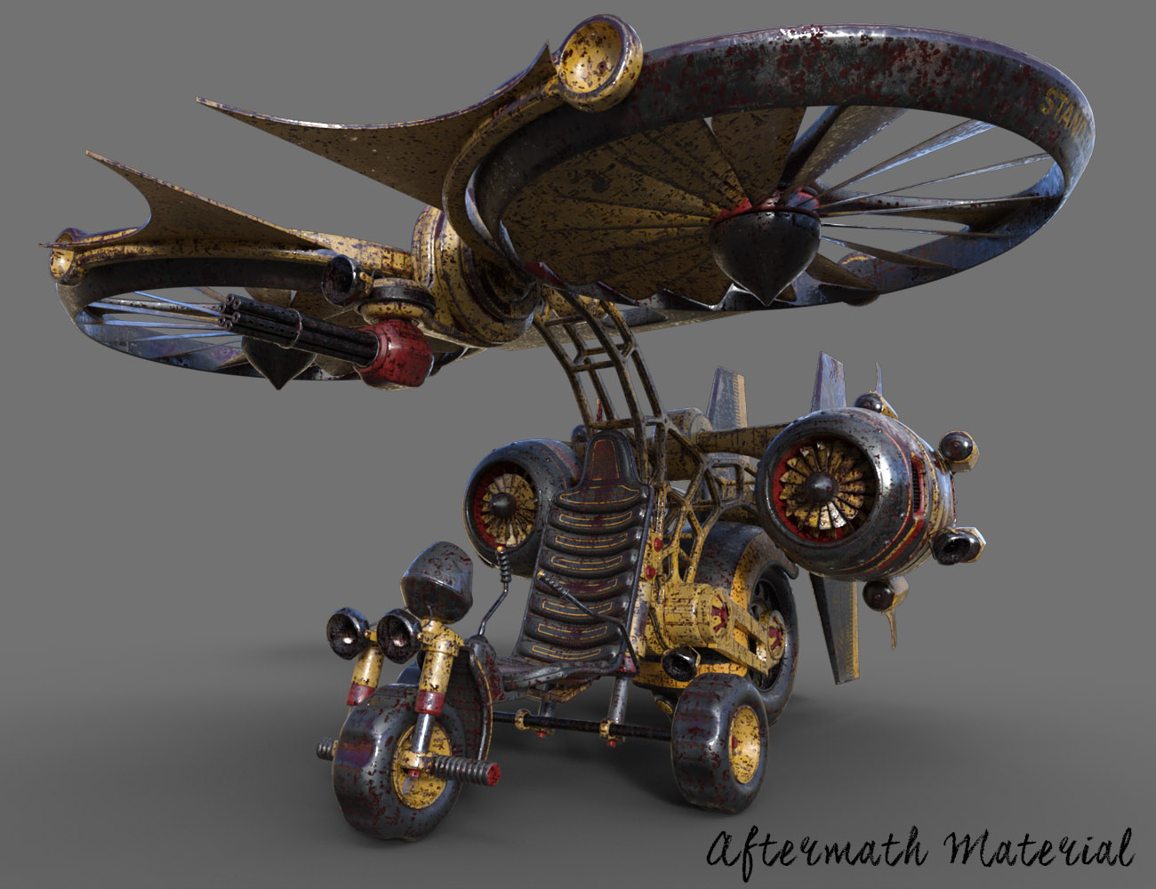 Rocket Chopper | Daz 3D