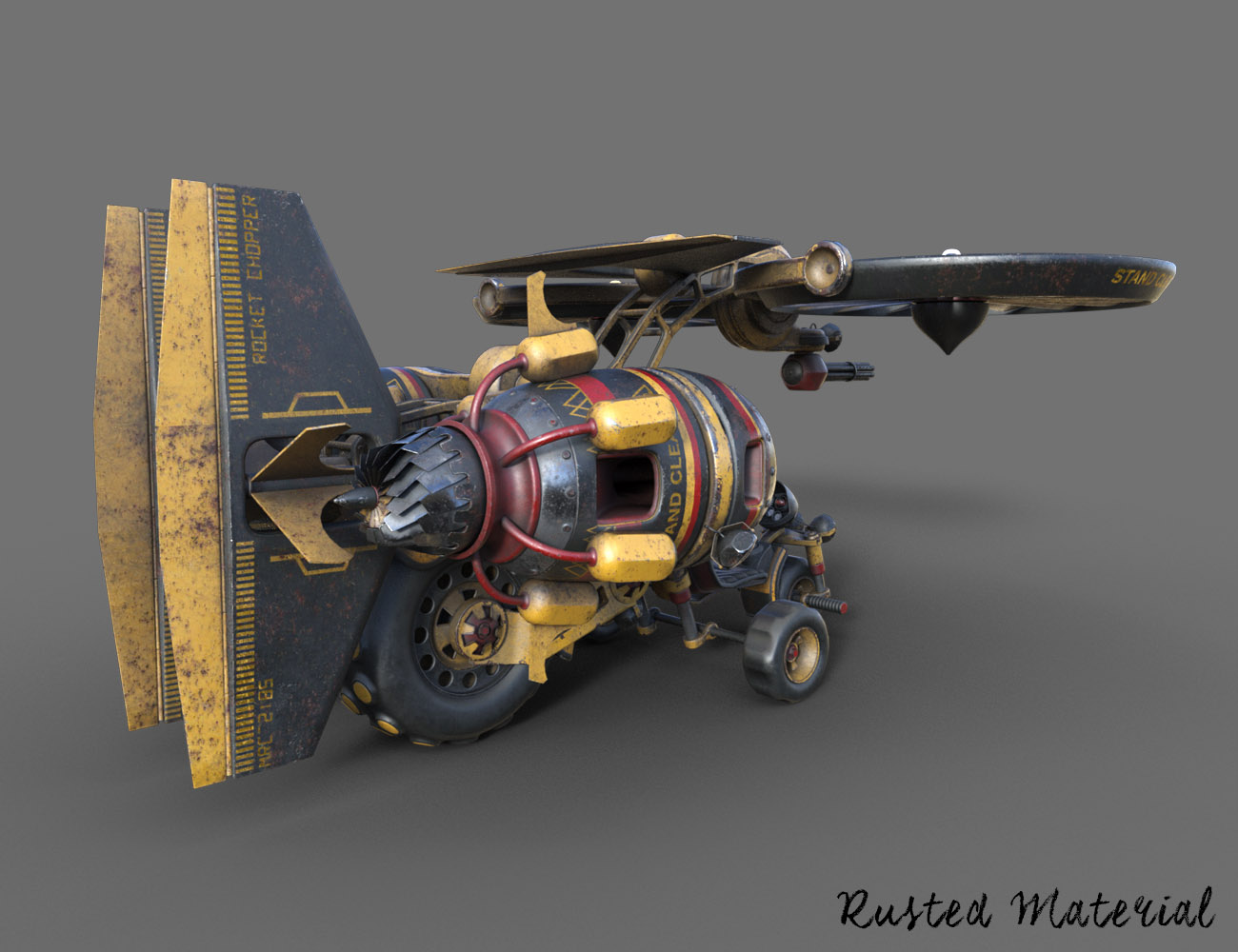 Rocket Chopper | Daz 3D