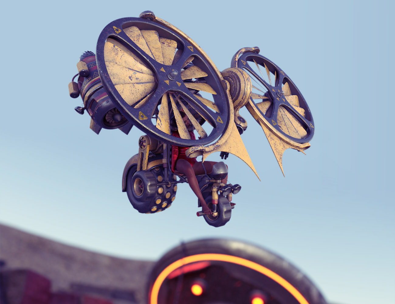 Rocket Chopper | Daz 3D