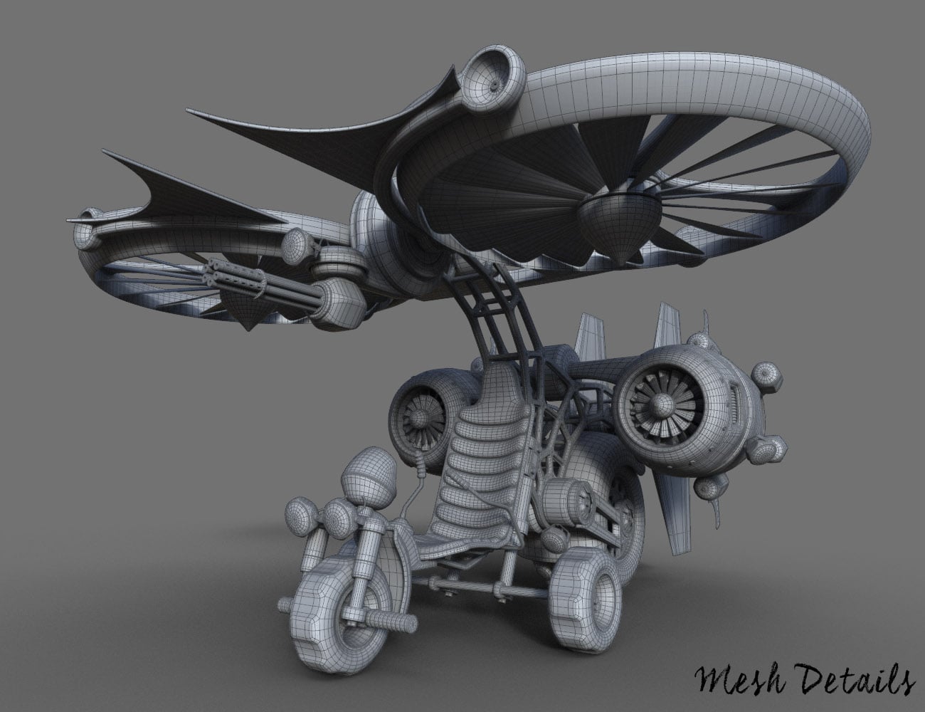 Rocket Chopper | Daz 3D