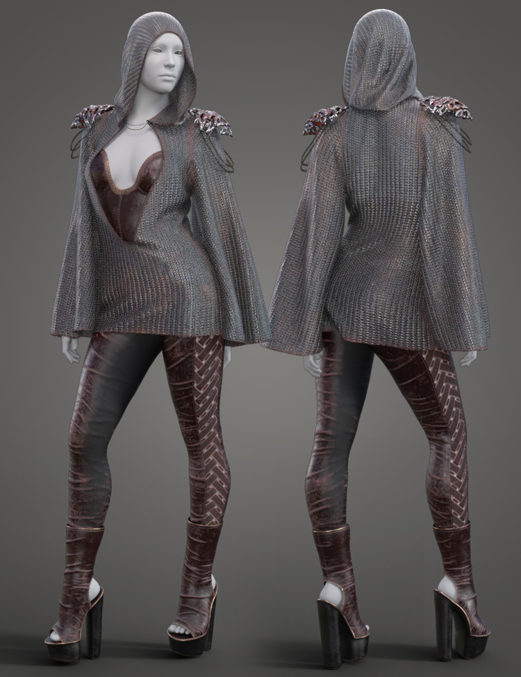 CB Arc Clothing, Arceli Character, and Surci Texture Expansion Bundle for Genesis 9 | Daz 3D