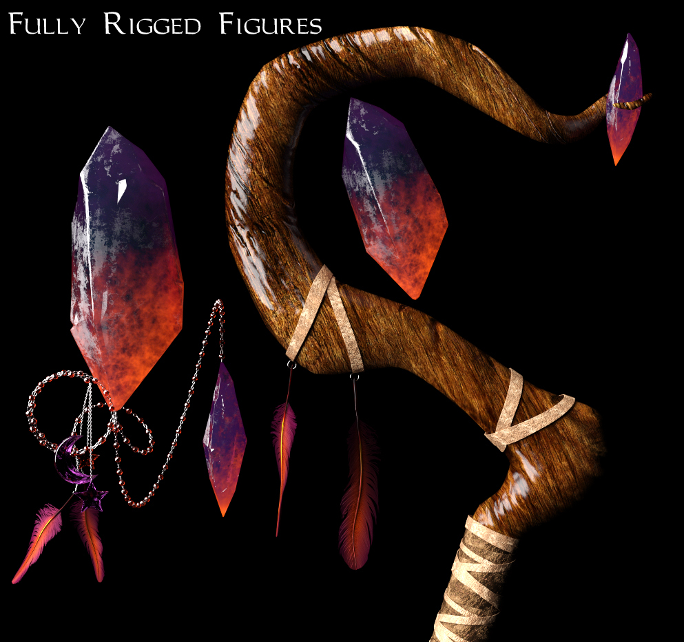 Crystal Magus Props, Poses, and Expressions for Genesis 8.1 Female and ...