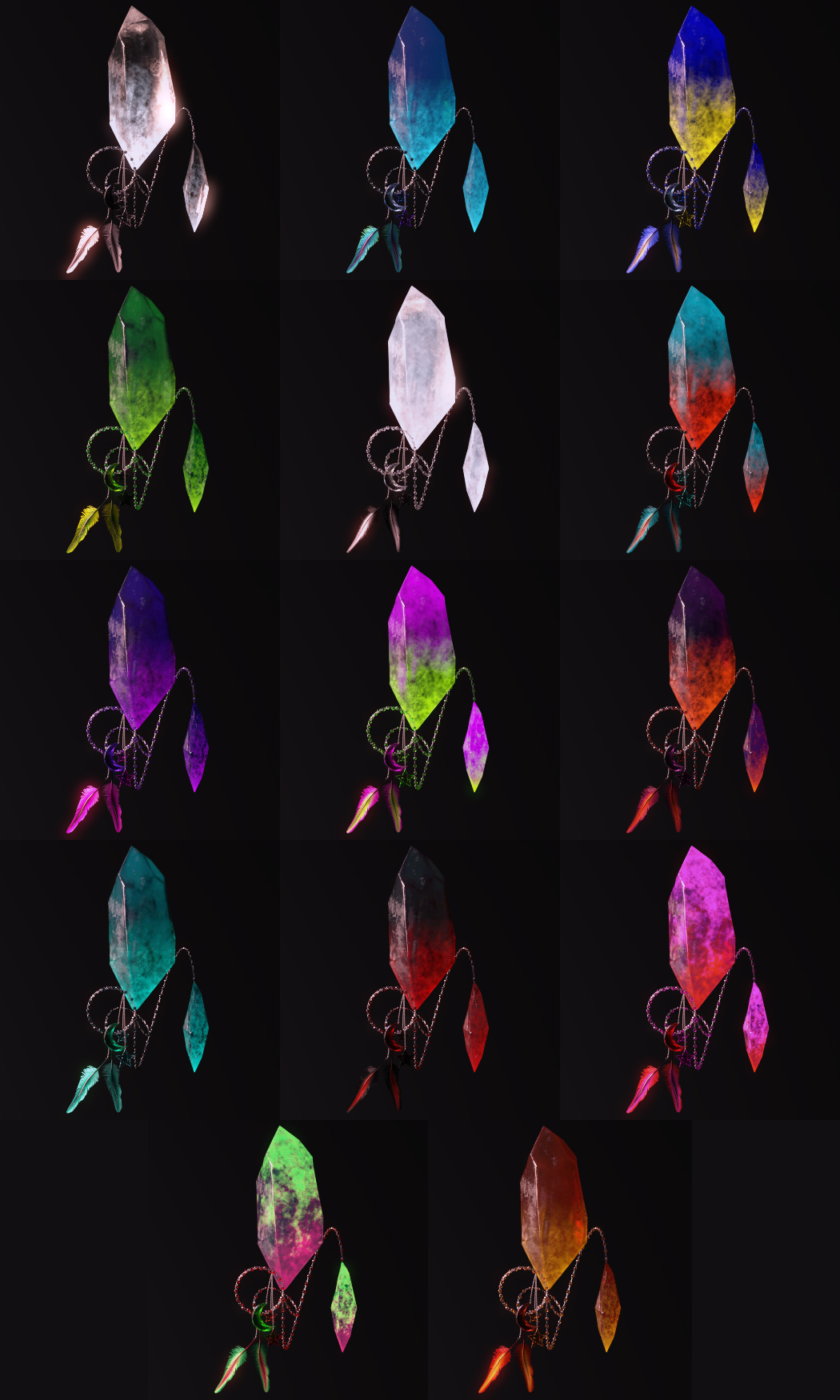 Crystal Magus Props, Poses, and Expressions for Genesis 8.1 Female and ...