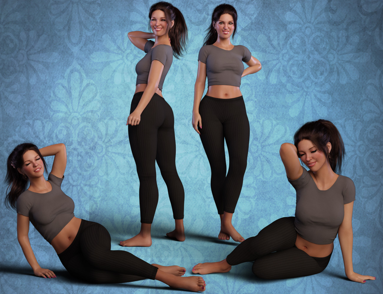 Chill Poses for Genesis 8.1 Female | Daz 3D