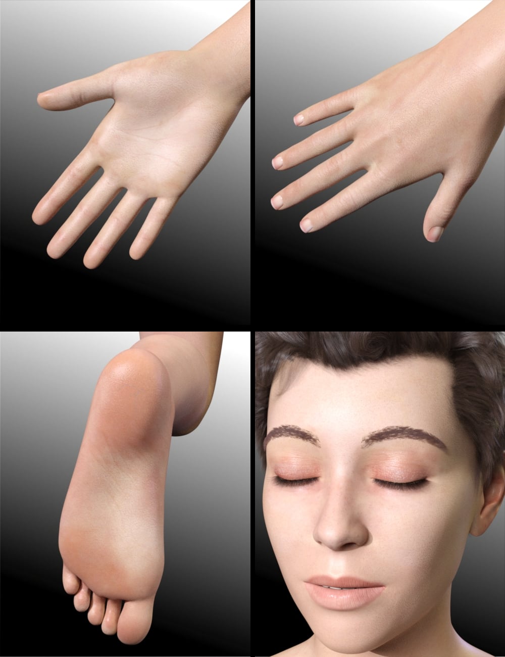 SY Flexible Skins and Merchant Resource for Genesis 9 | Daz 3D