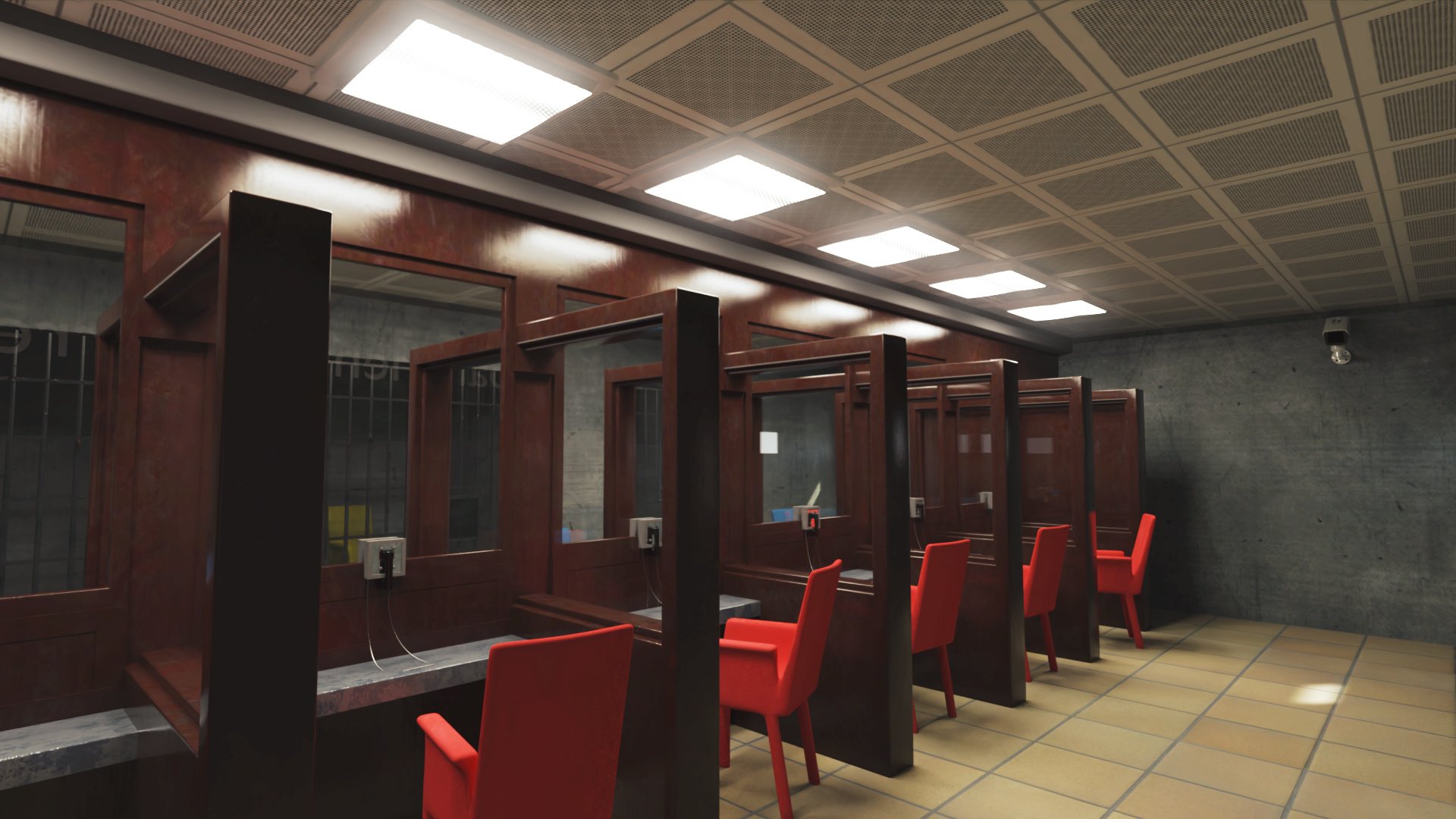 Prison Call Booth | Daz 3D