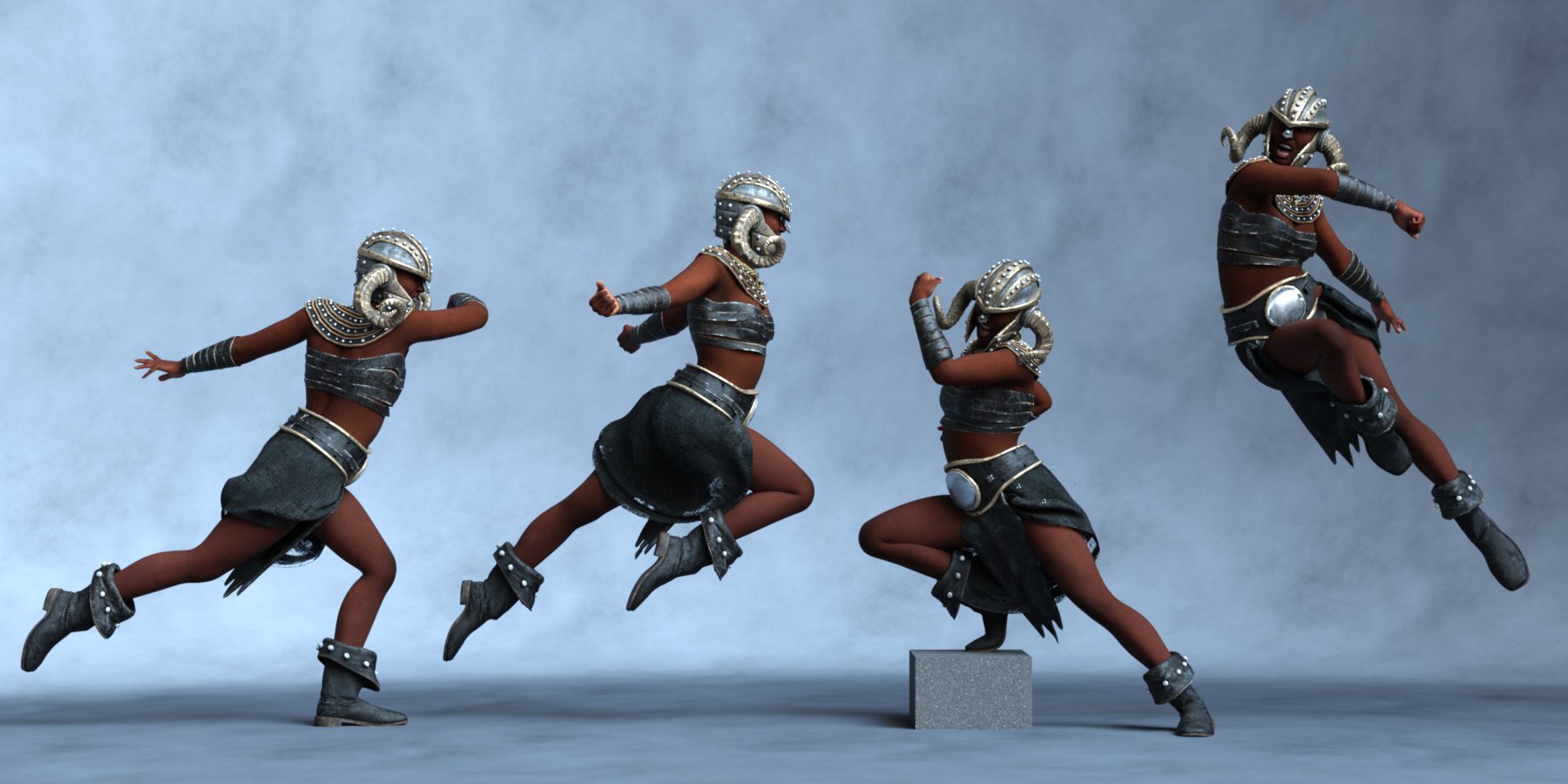 Amazona Poses for Genesis 9 | Daz 3D