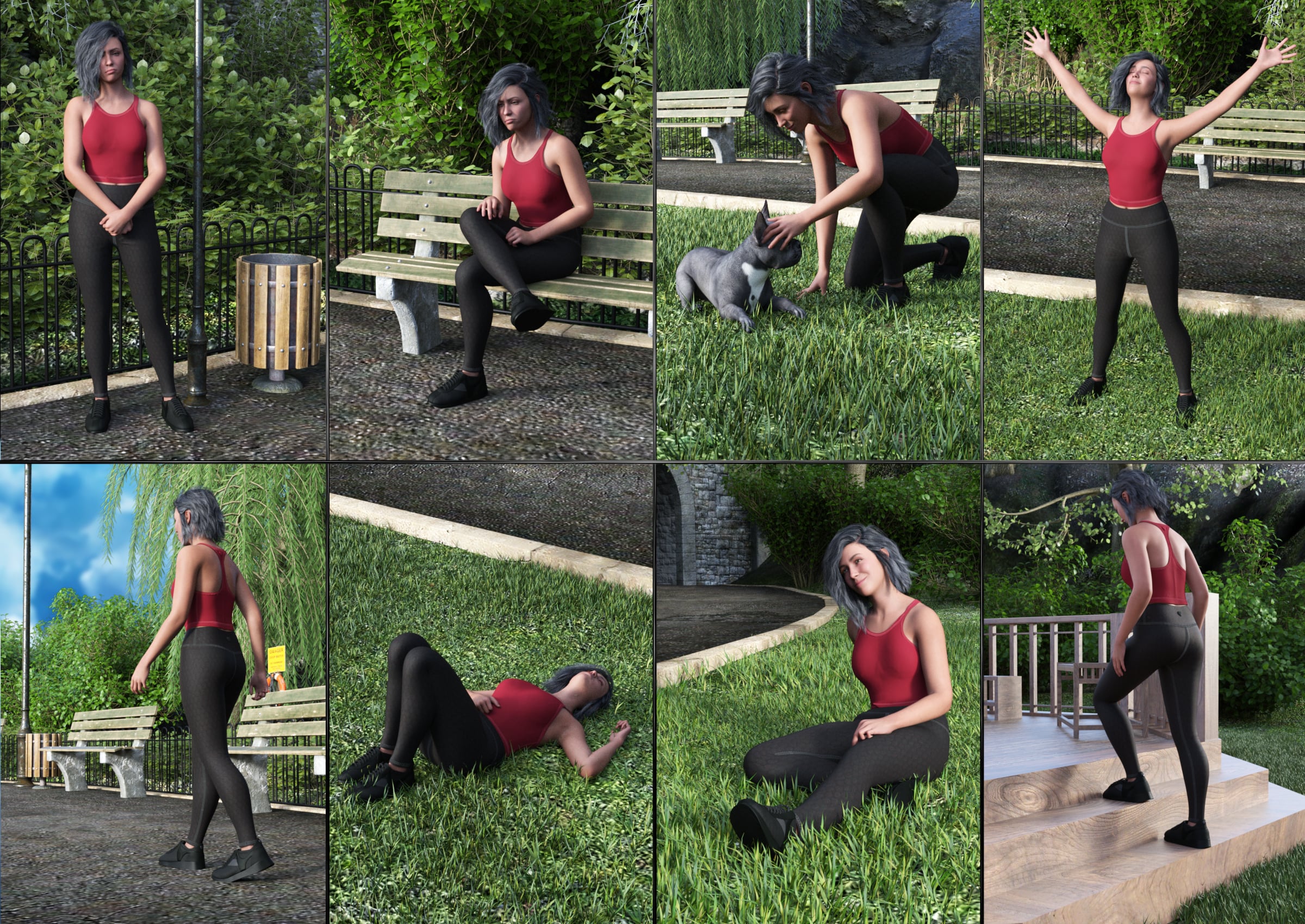 JW Everyday Mix Poses for Genesis 9 | Daz 3D