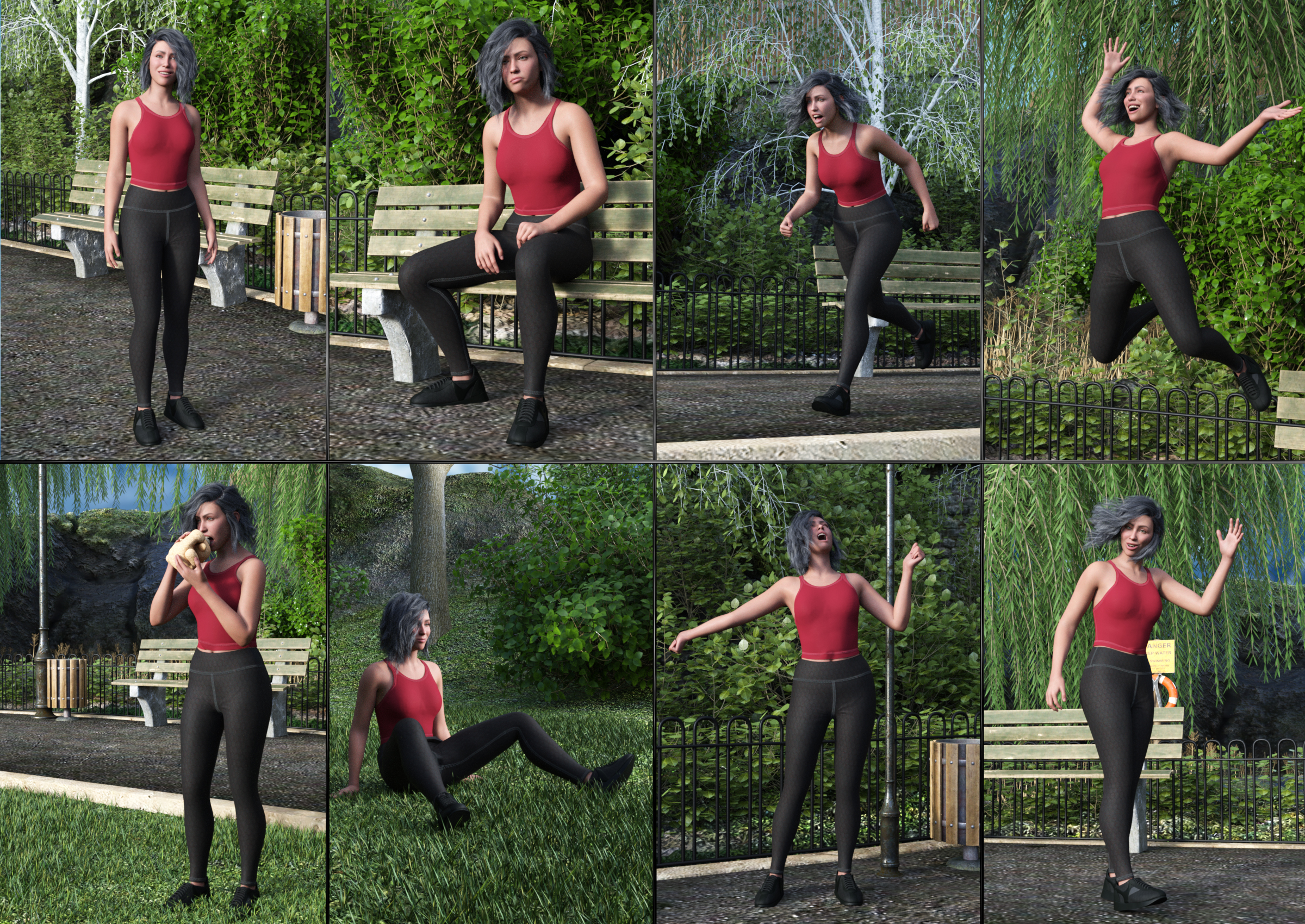 JW Everyday Mix Poses for Genesis 9 | Daz 3D