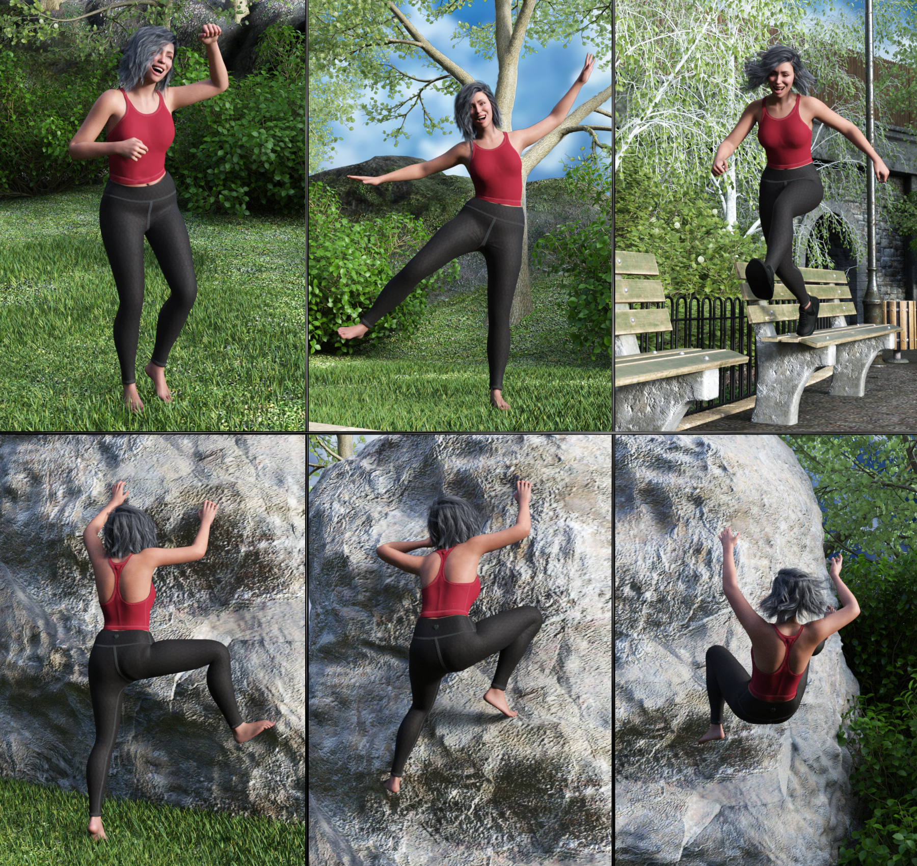 JW Everyday Mix Poses for Genesis 9 | Daz 3D