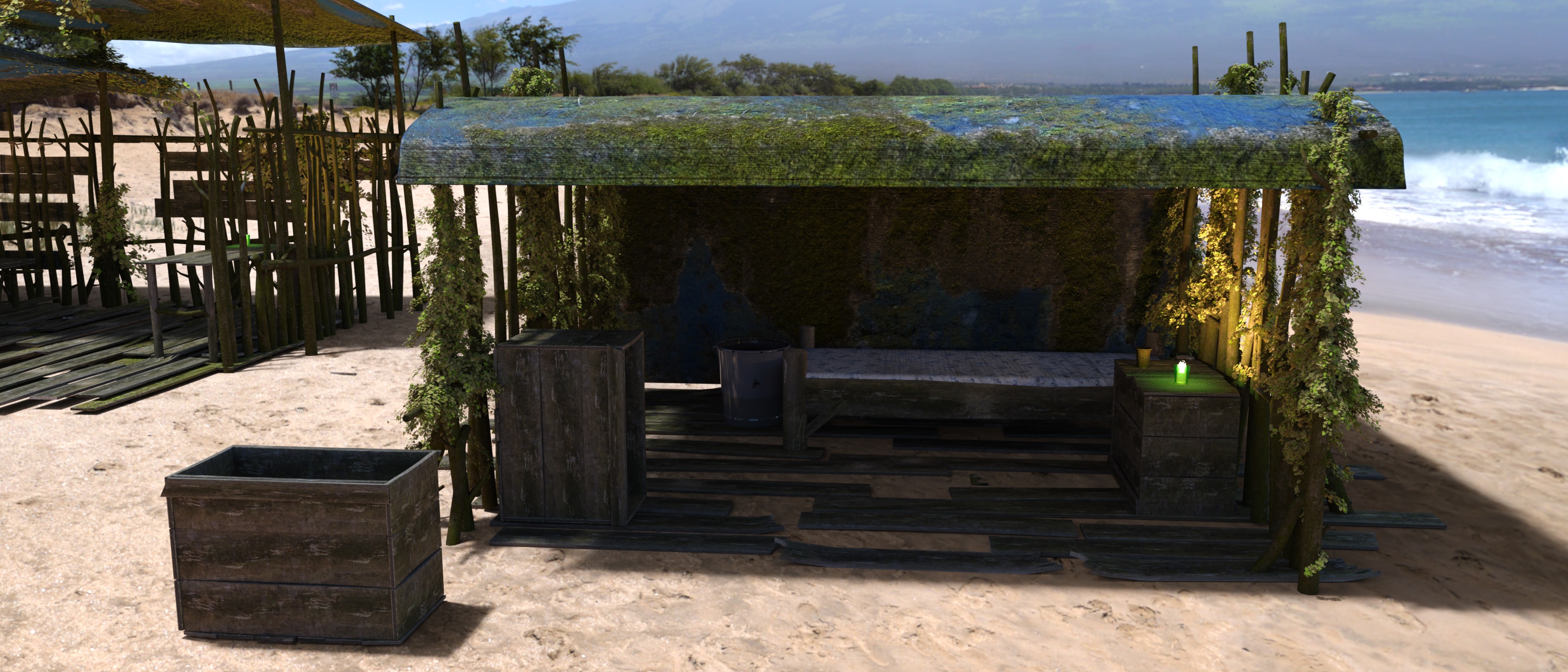 PW Jungle Camp Set | Daz 3D
