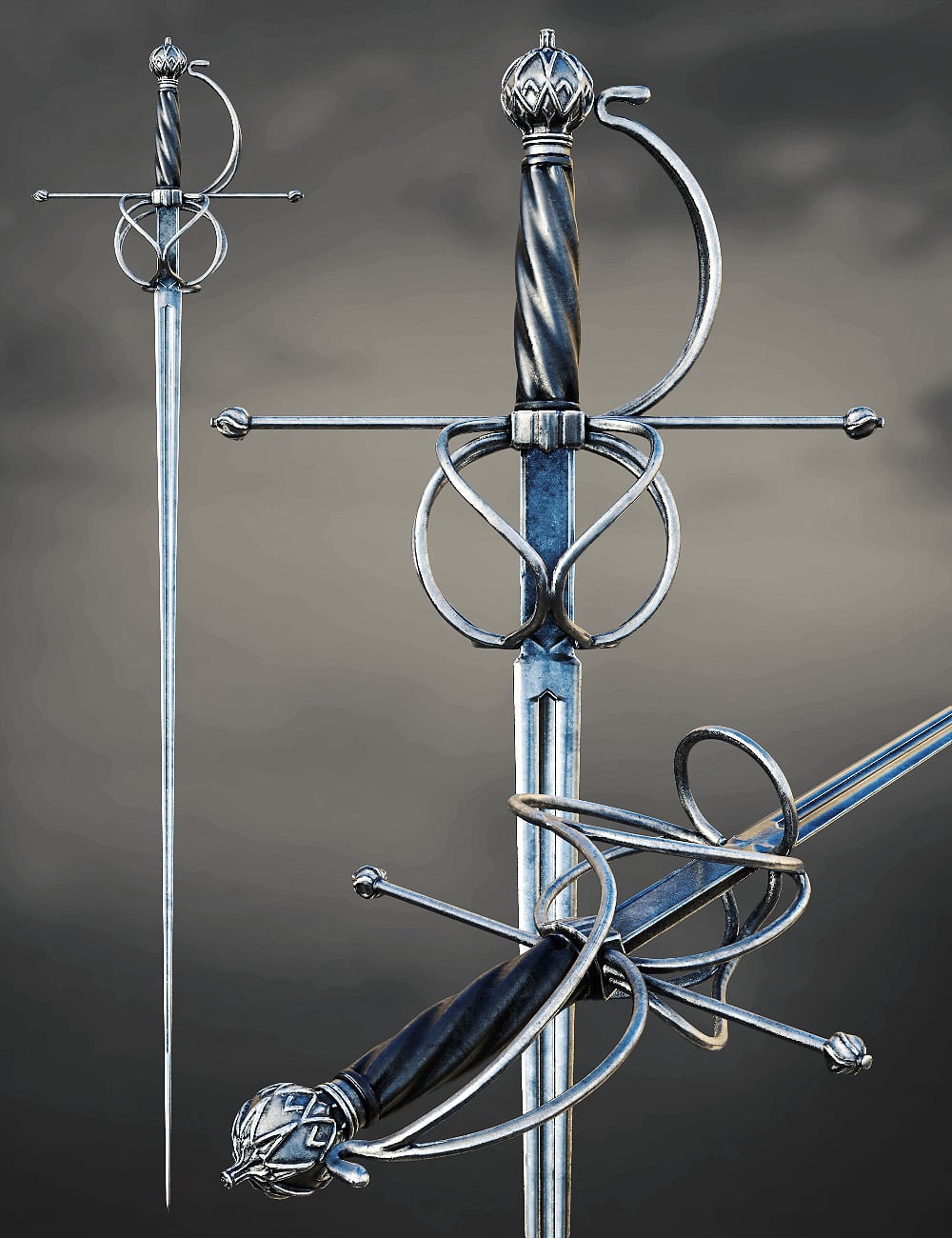The King's Guard Weapons for Genesis 9 | Daz 3D
