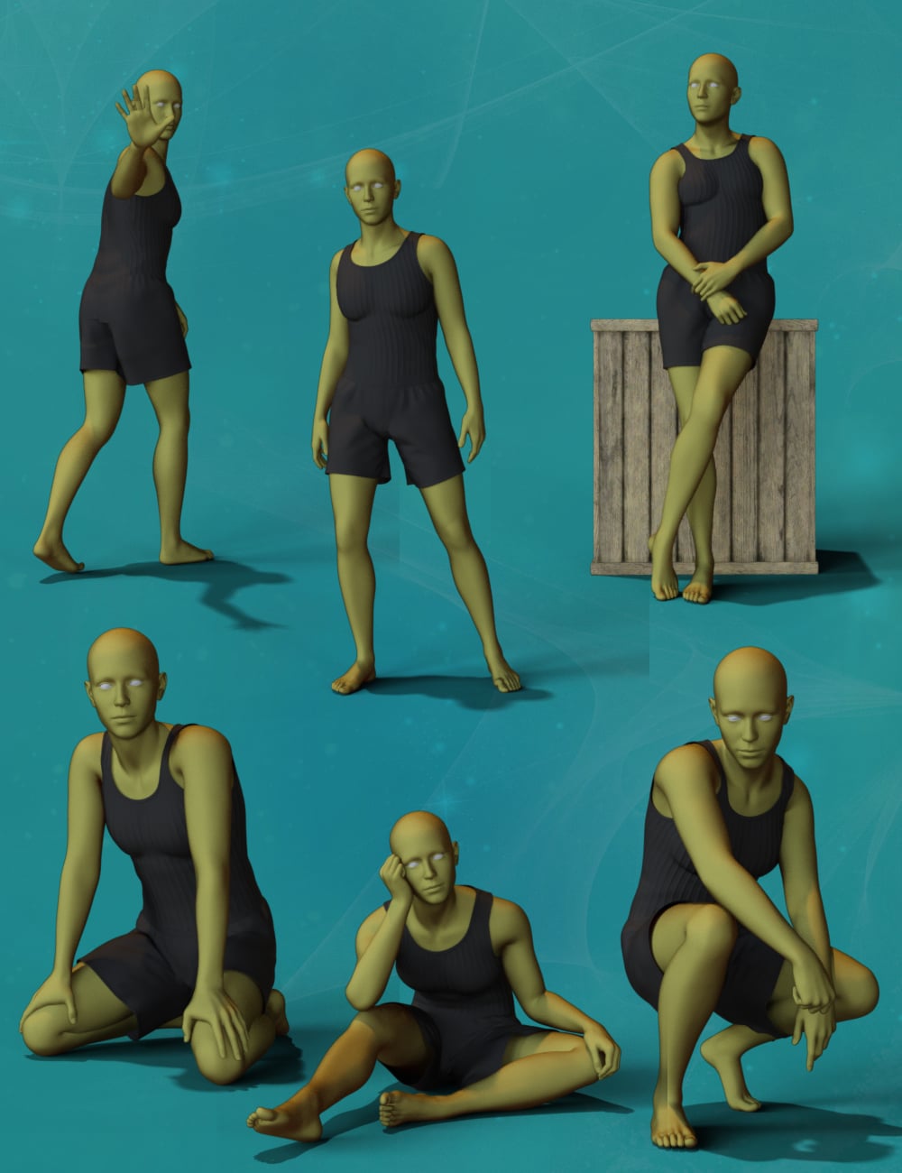 IGD Everyday Poses for Genesis 9 | Daz 3D