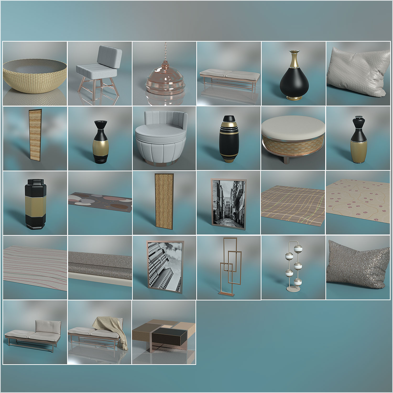 Room Design 05 Environment and Props | Daz 3D