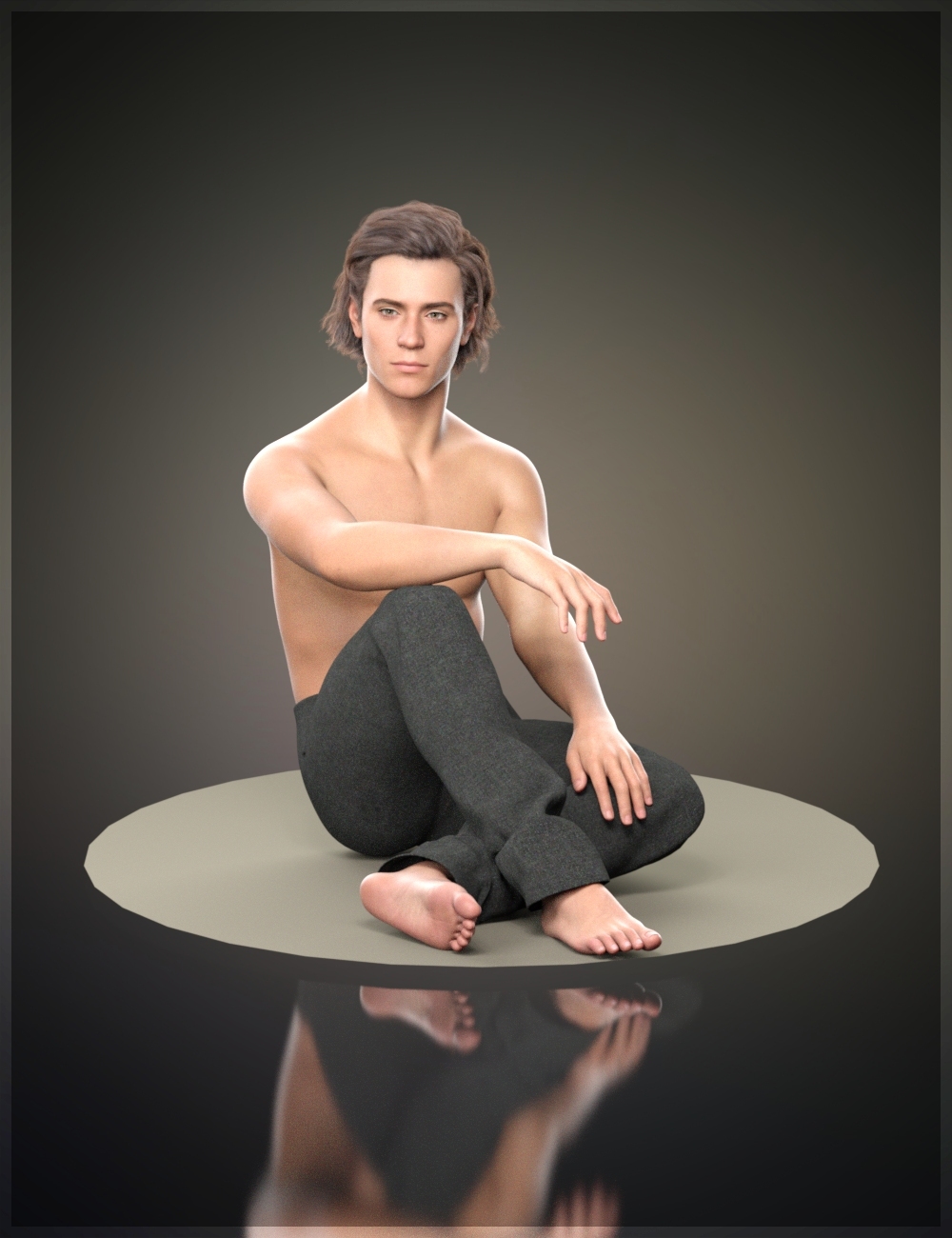 Masculine Seated Poses for Genesis 9 | Daz 3D
