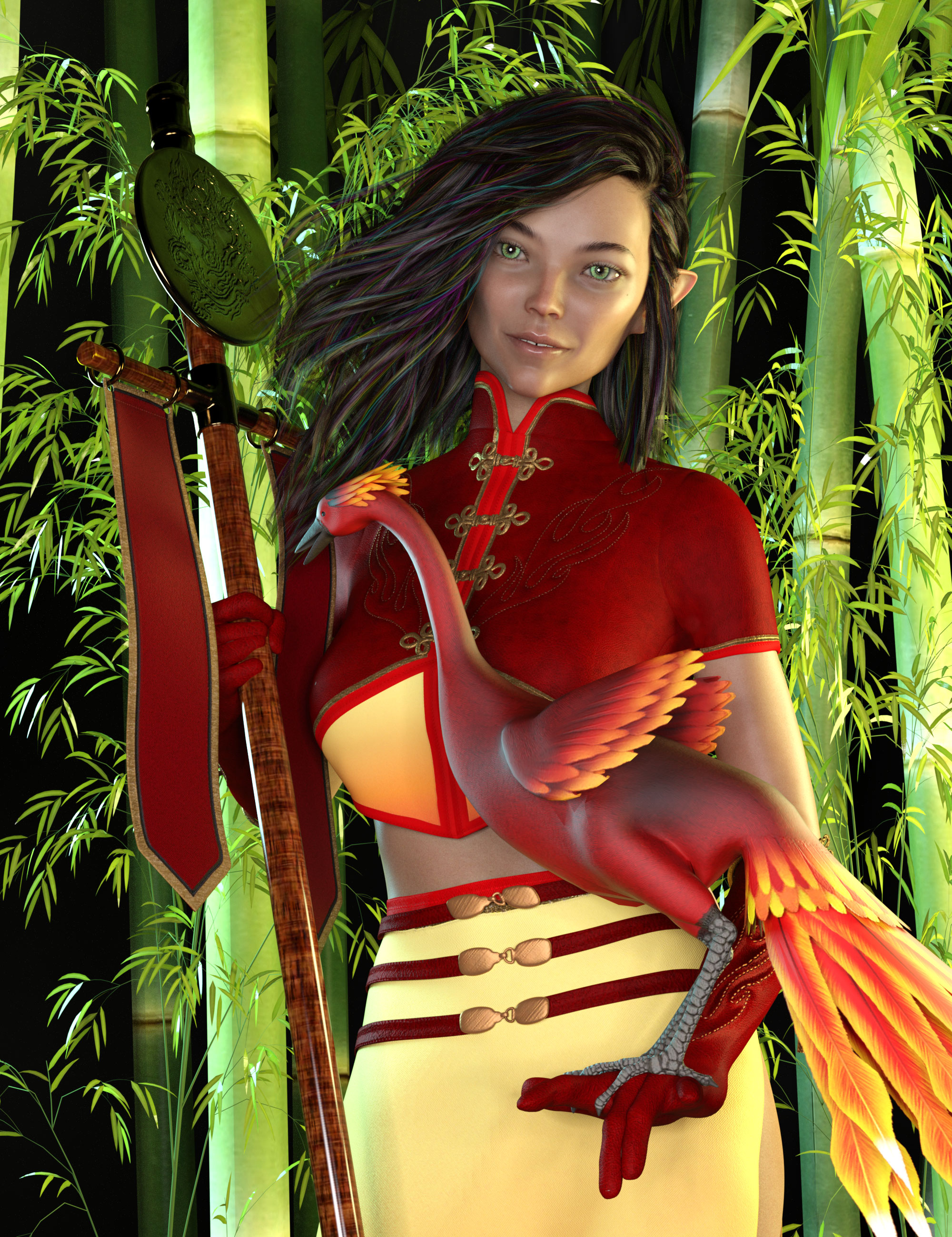 FF's Delicata Mage Poses for Genesis 8 and 8.1 Female | Daz 3D