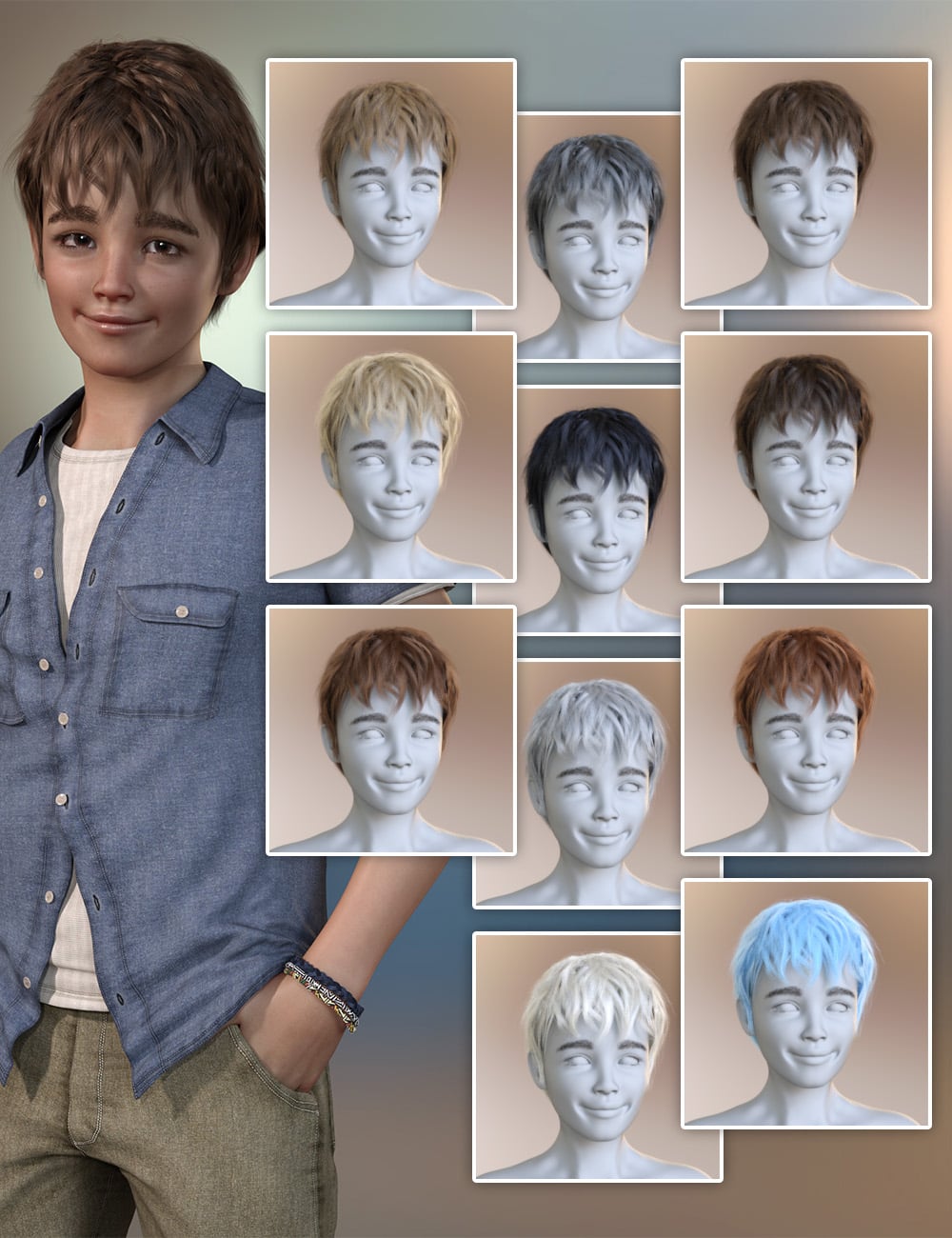 Nelson Bundle for Genesis 8 Males | Daz 3D