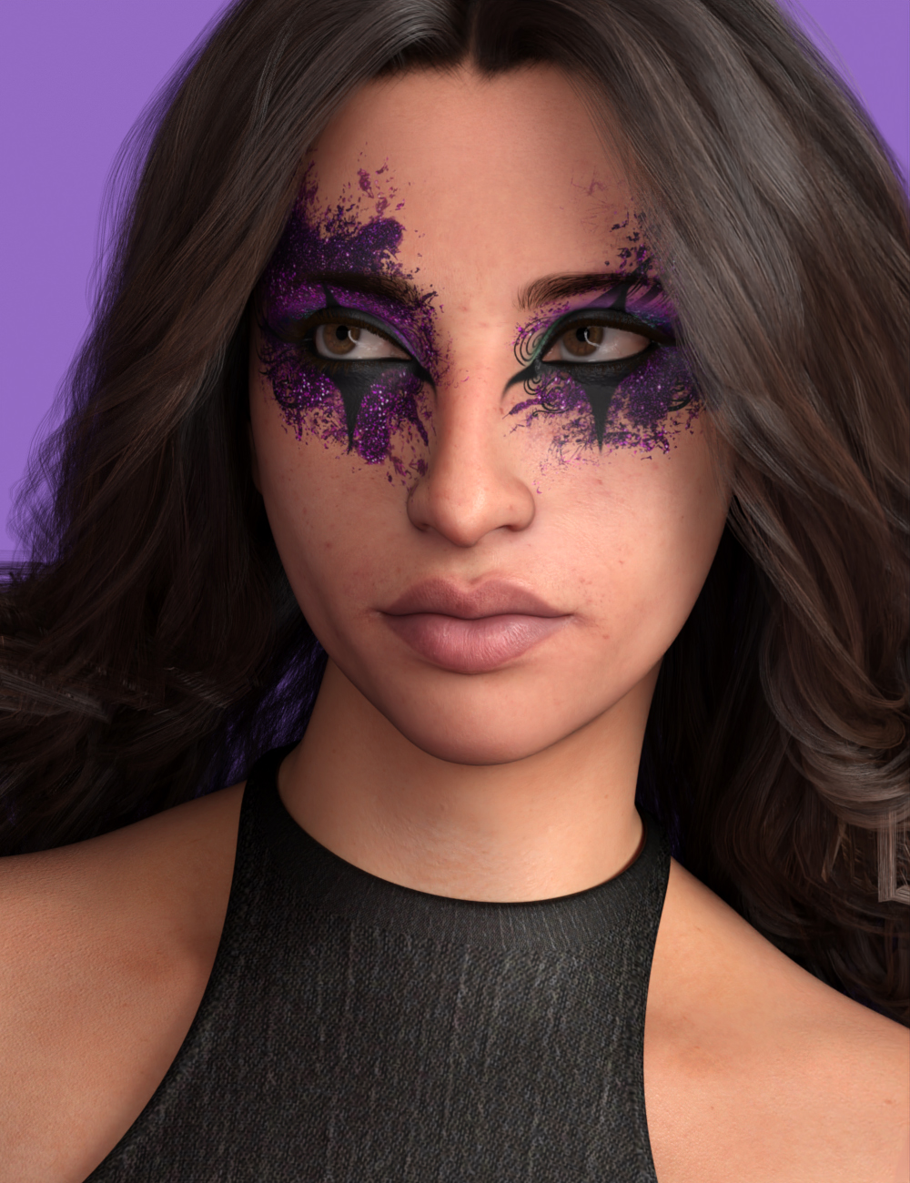 Bold Look Makeup LIE for Genesis 9 | Daz 3D