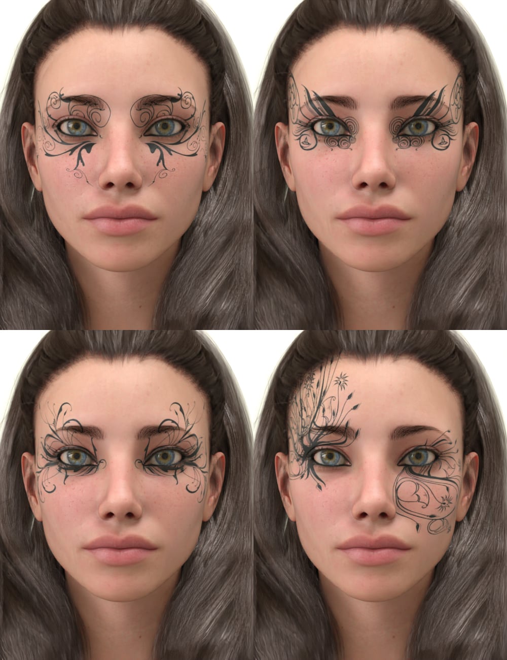 Bold Look Makeup LIE for Genesis 9 | Daz 3D