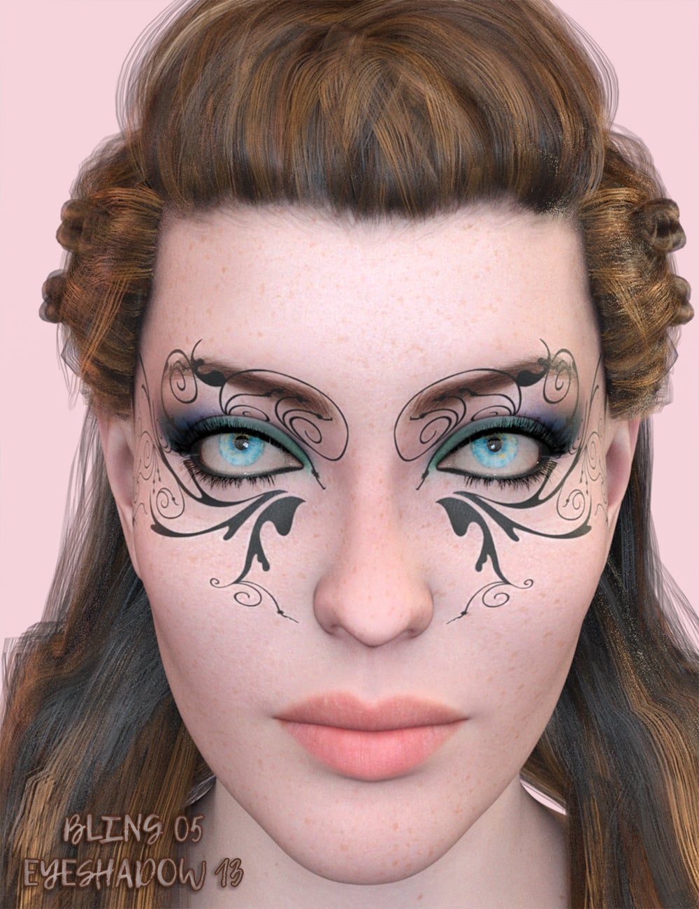 Bold Look Makeup LIE for Genesis 9 | Daz 3D