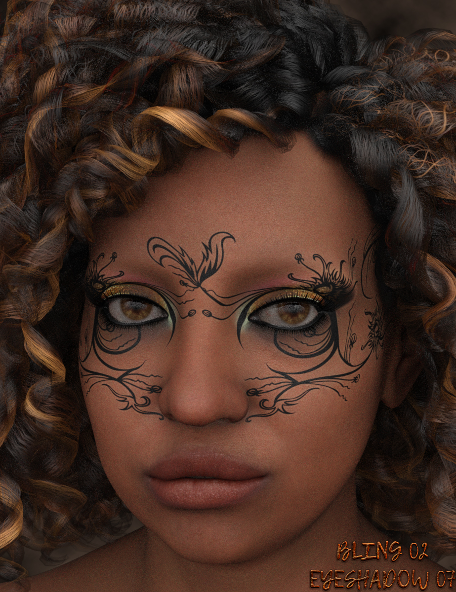 Bold Look Makeup LIE for Genesis 9 | Daz 3D
