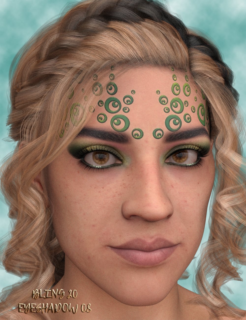 Bold Look Makeup LIE for Genesis 9 | Daz 3D
