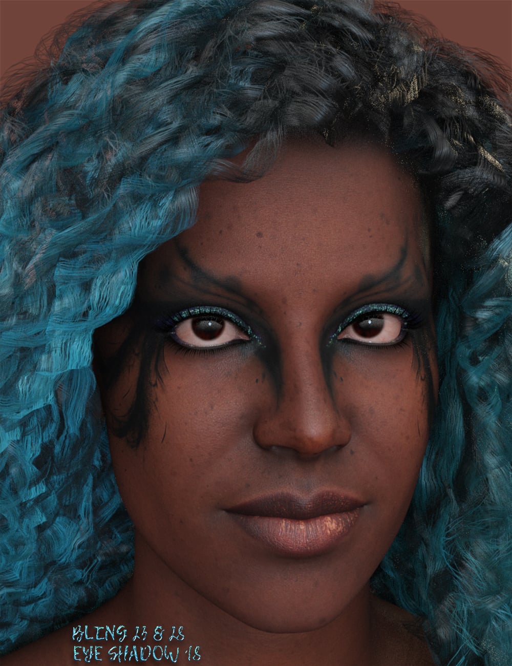 Bold Look Makeup LIE for Genesis 9 | Daz 3D