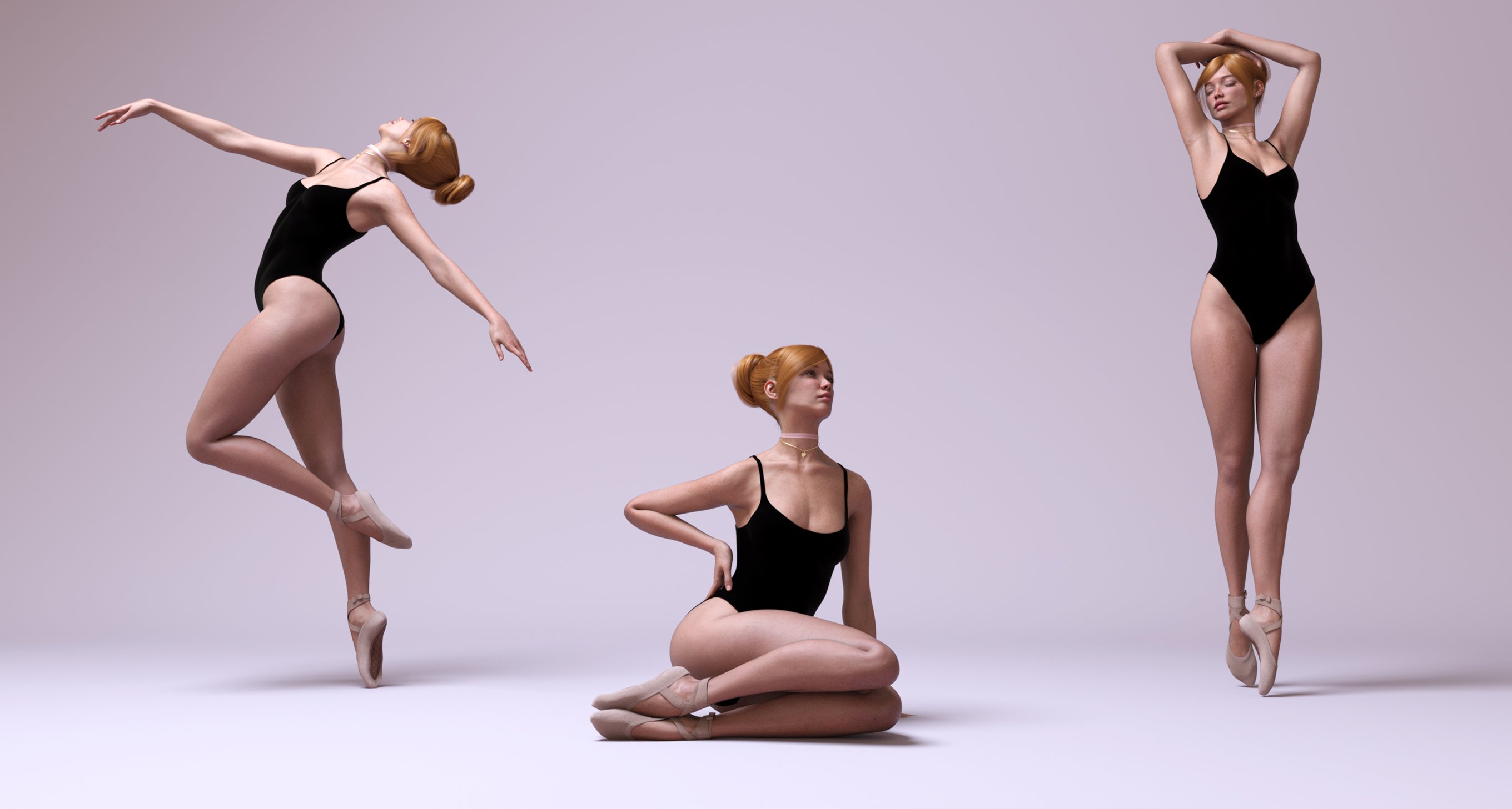 Sweet Grace Ballet Poses for Genesis 9 | Daz 3D
