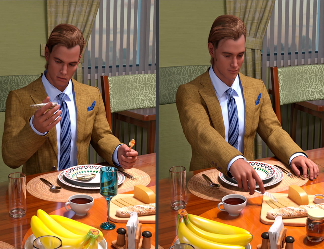 Retro Apartment Poses for Genesis 8 | Daz 3D