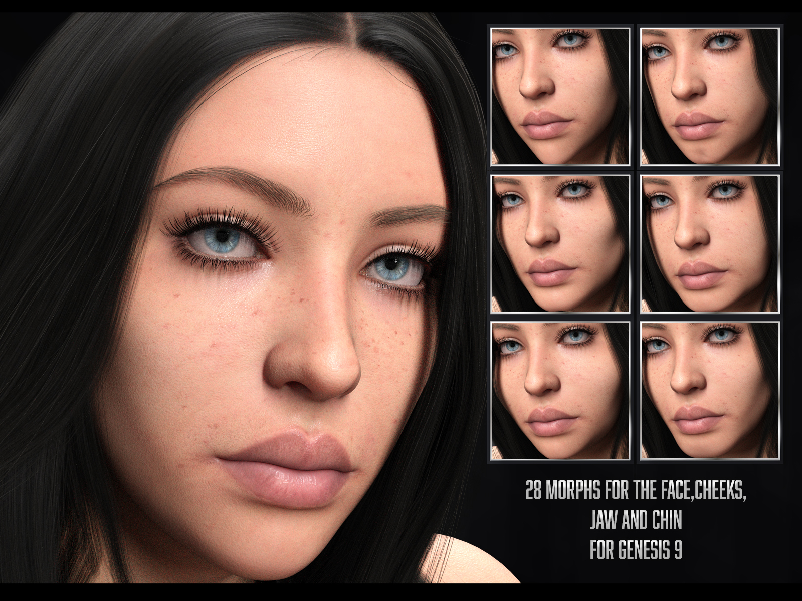 Twizted Face Morphs for Genesis 9 | Daz 3D