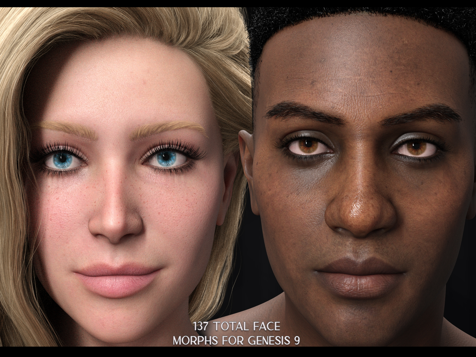 Twizted Face Morphs for Genesis 9 | Daz 3D