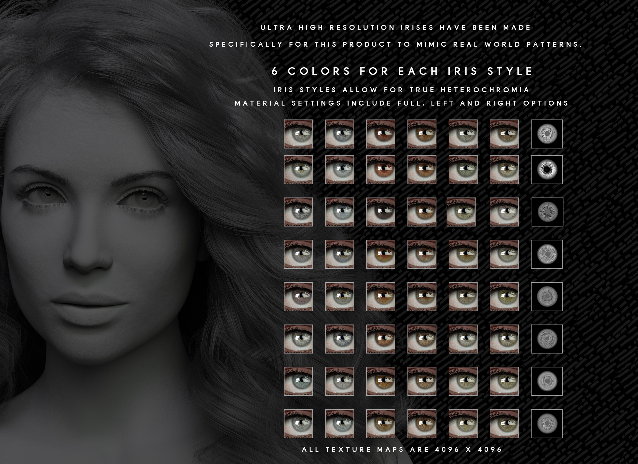 Natural Eyes 9 Merchant Resource for Genesis 9 | Daz 3D
