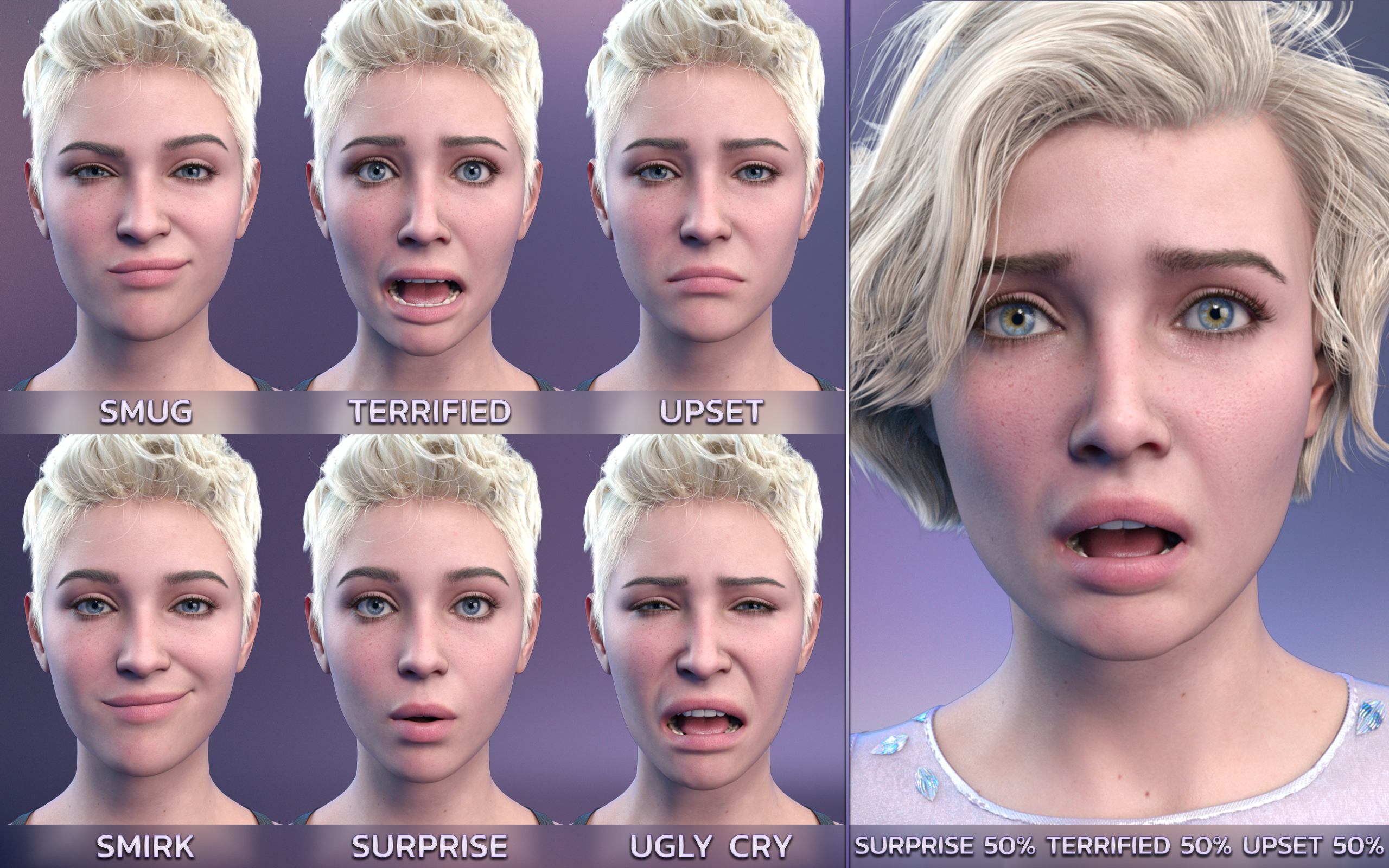 PTF Life Expressions for Genesis 9 | Daz 3D