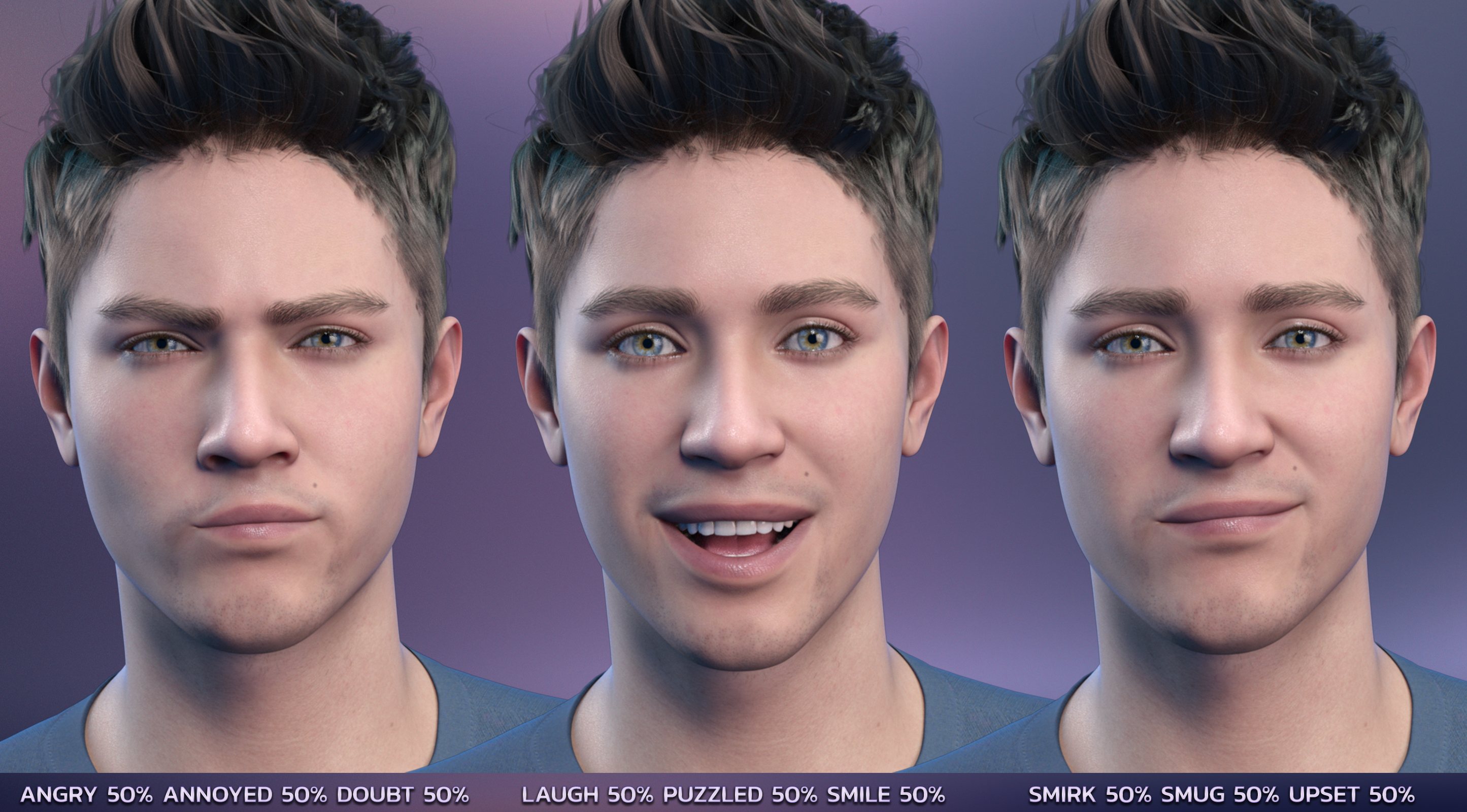 PTF Life Expressions for Genesis 9 | Daz 3D