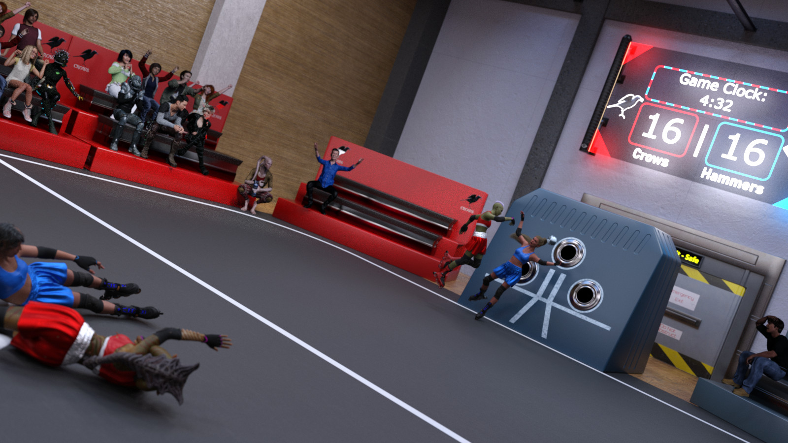 Future School Gym | Daz 3D