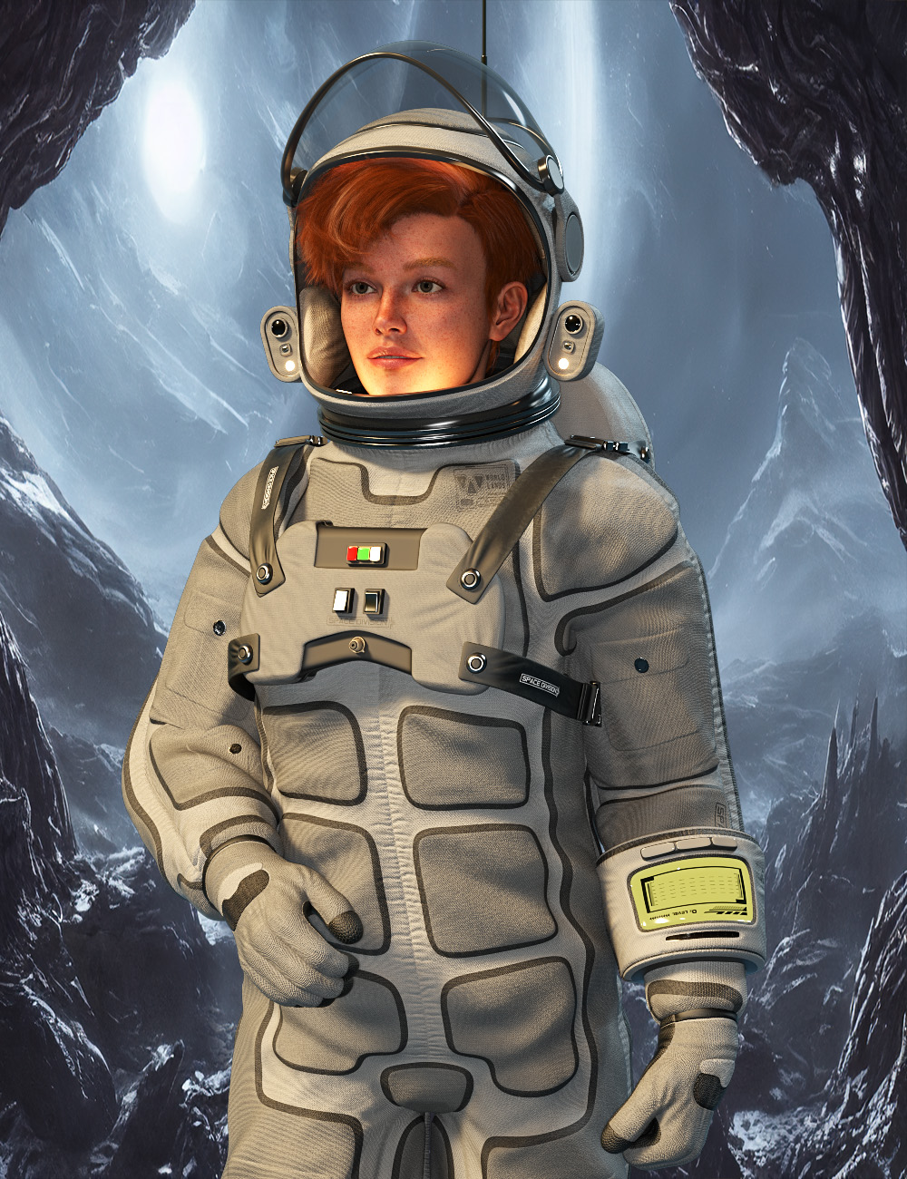 Deep Space Suit for Genesis 9 | Daz 3D