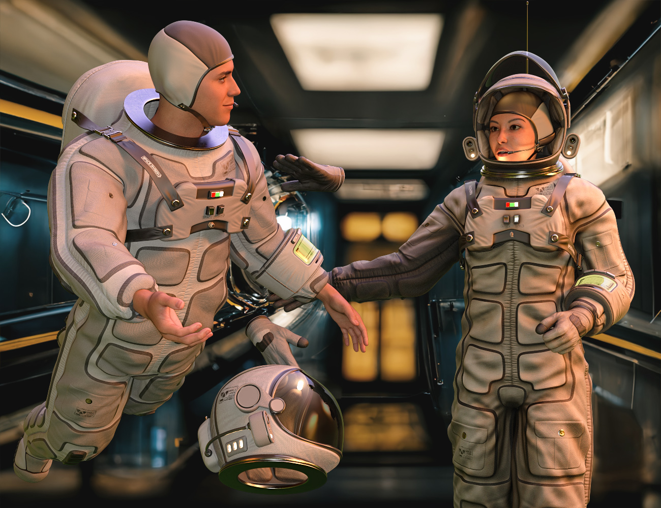 Deep Space Suit for Genesis 9 | Daz 3D