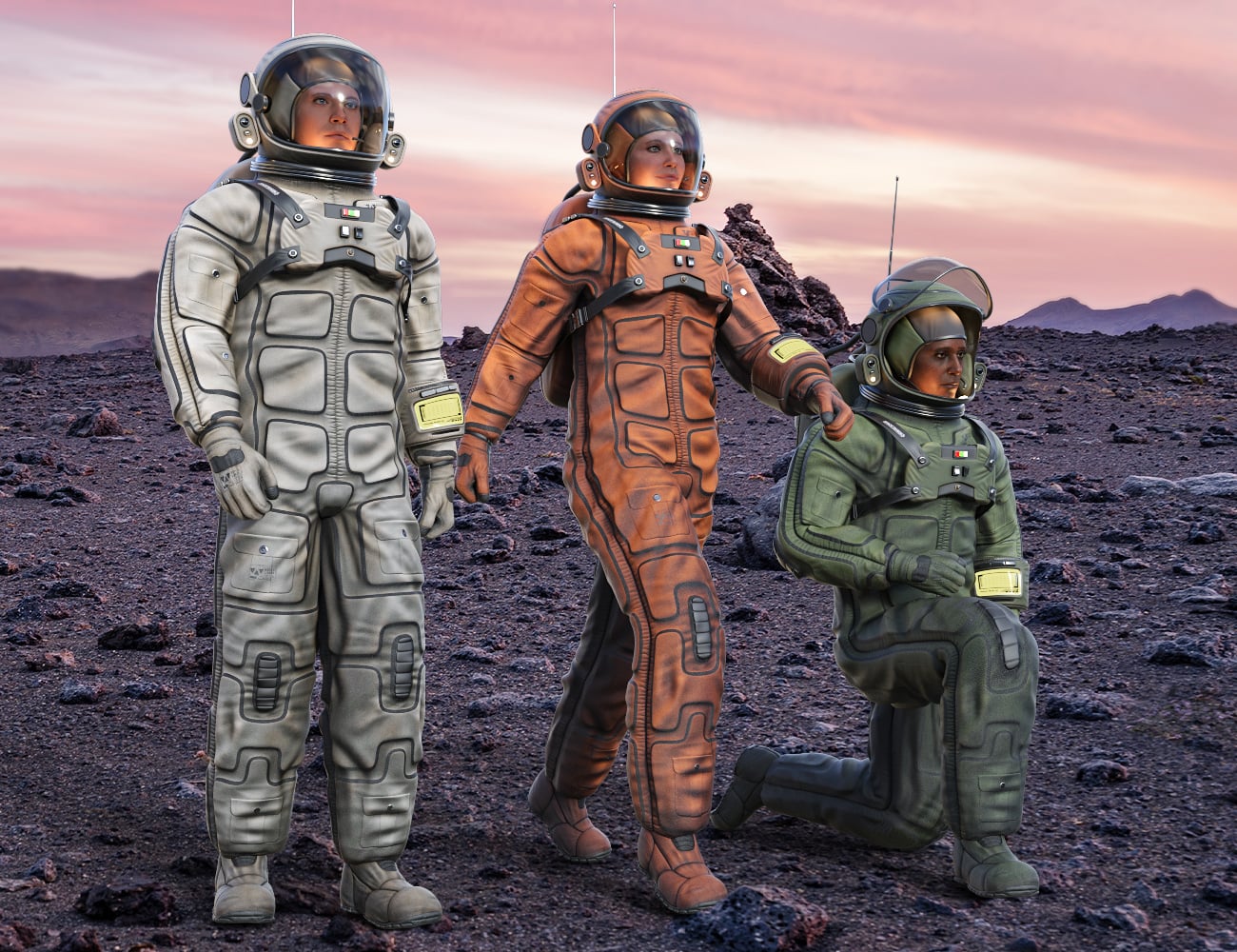 Deep Space Suit for Genesis 9 | Daz 3D