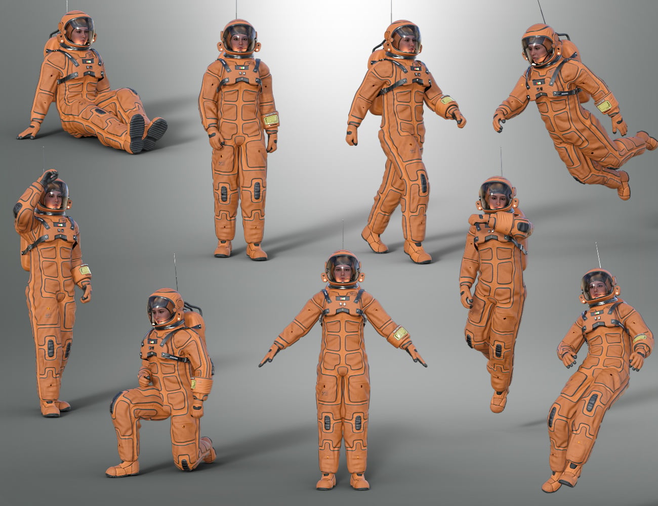 Deep Space Suit for Genesis 9 | Daz 3D