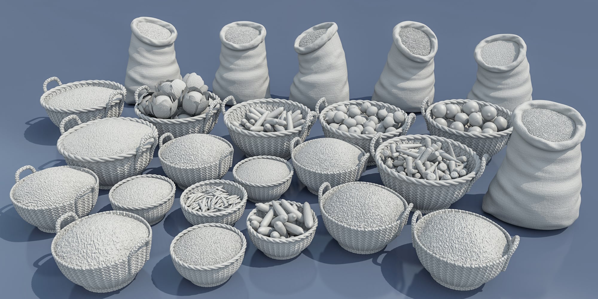 Medieval Roadside Merchant Stalls | Daz 3D