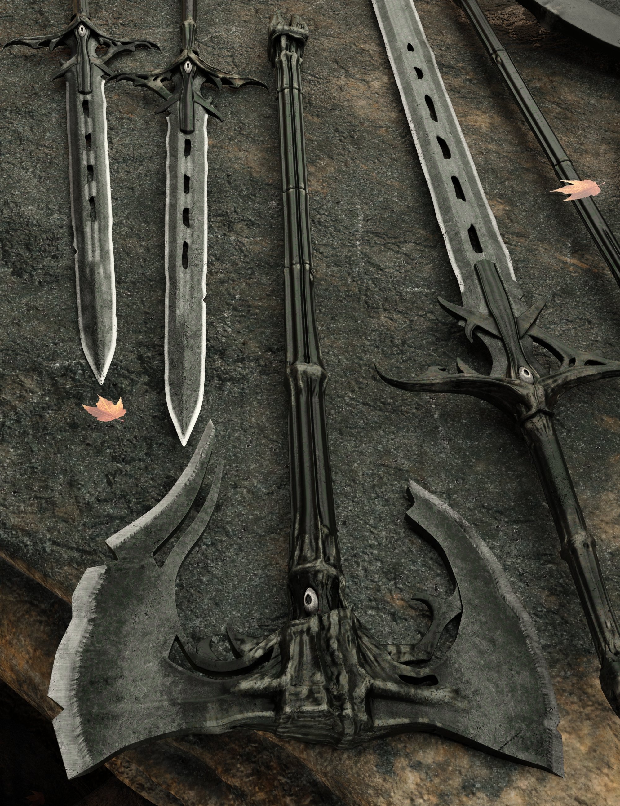 Angbar Weapons Collection | Daz 3D