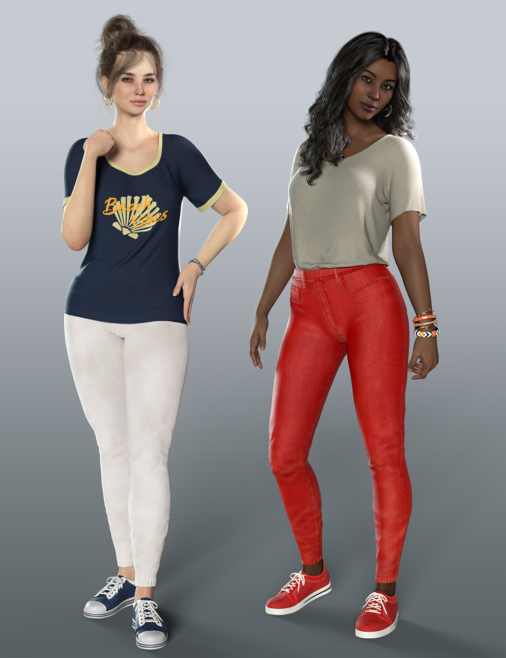 Capsule Wardrobe 01 Texture Add-On | Daz 3D