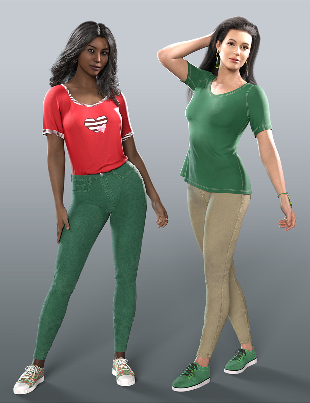 Capsule Wardrobe 01 Texture Add-On | Daz 3D