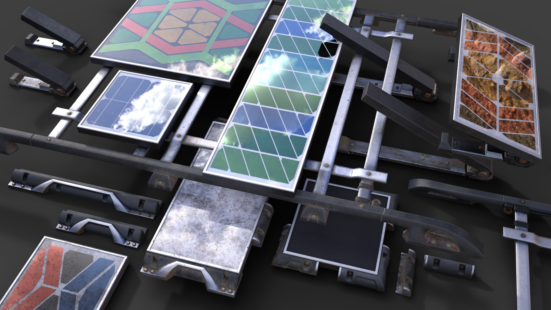 Solar Panels and Displays | Daz 3D