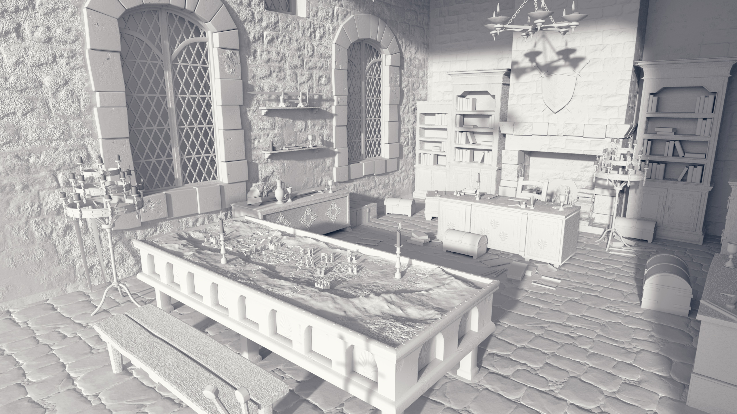 Northern Castle Office | Daz 3D