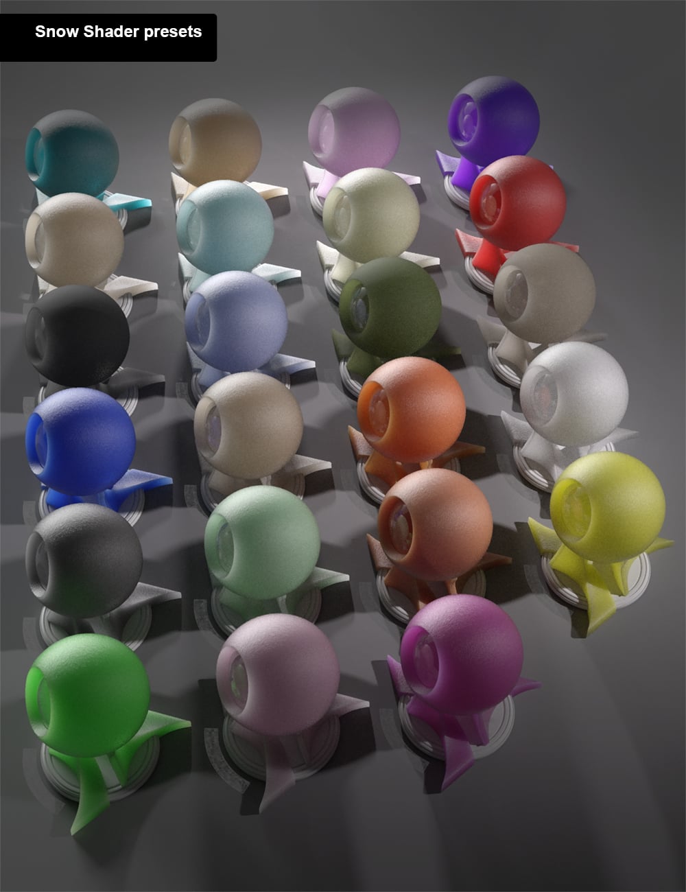 Snow and Frost Shaders for Iray | Daz 3D